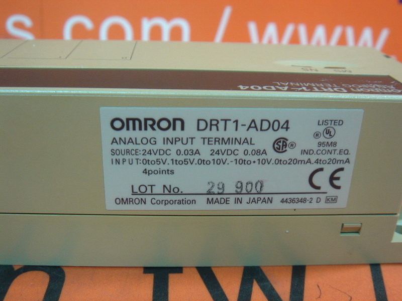 OMRON DRT1-AD04 - 裕益科技自動化設備可程式編碼器PLC分散式控制系統DCS